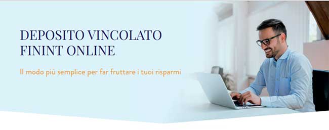 Banca FinInt lancia il deposito vincolato online