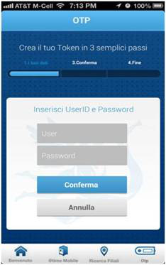 Niente più token: la OTP è mobile