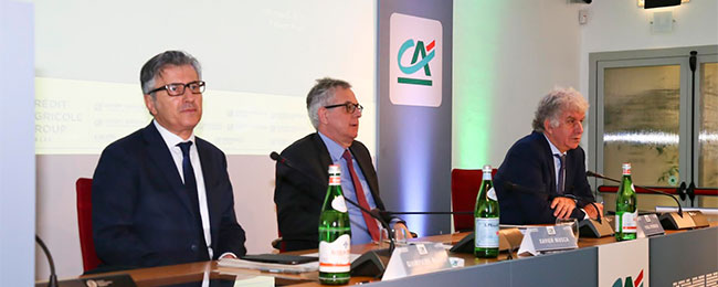 Crédit Agricole: 625 milioni di investimenti in Italia